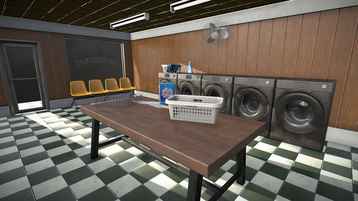 Laundry 3D models - Sketchfab