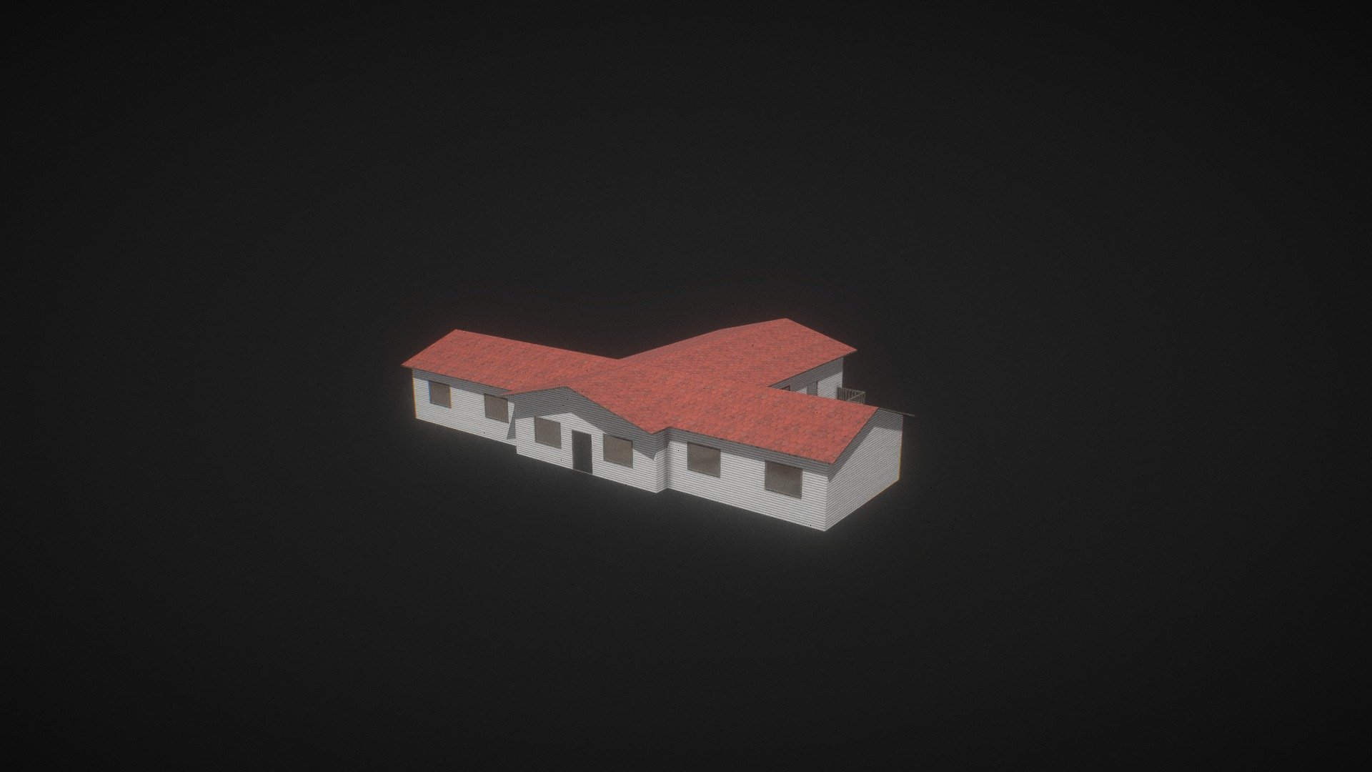 Suburban house - Download Free 3D model by AMINE (@amineloop) [ab49ed0 ...