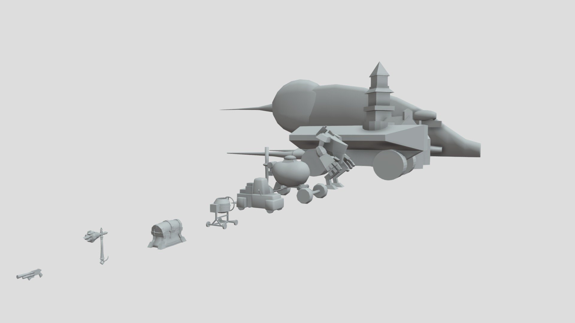 XYZ Blocking Homework - Download Free 3D model by Ktan40k [ab4a448 ...