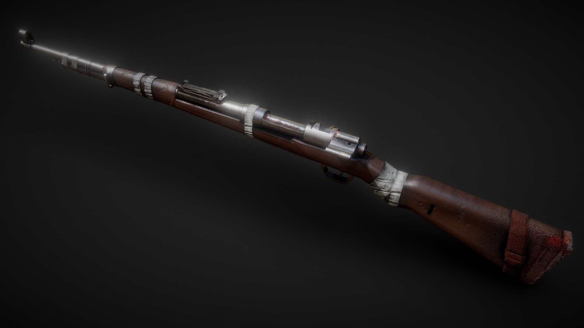 Post-apocalyptic Kar 98 - Buy Royalty Free 3D model by AbderraoufBenoud ...