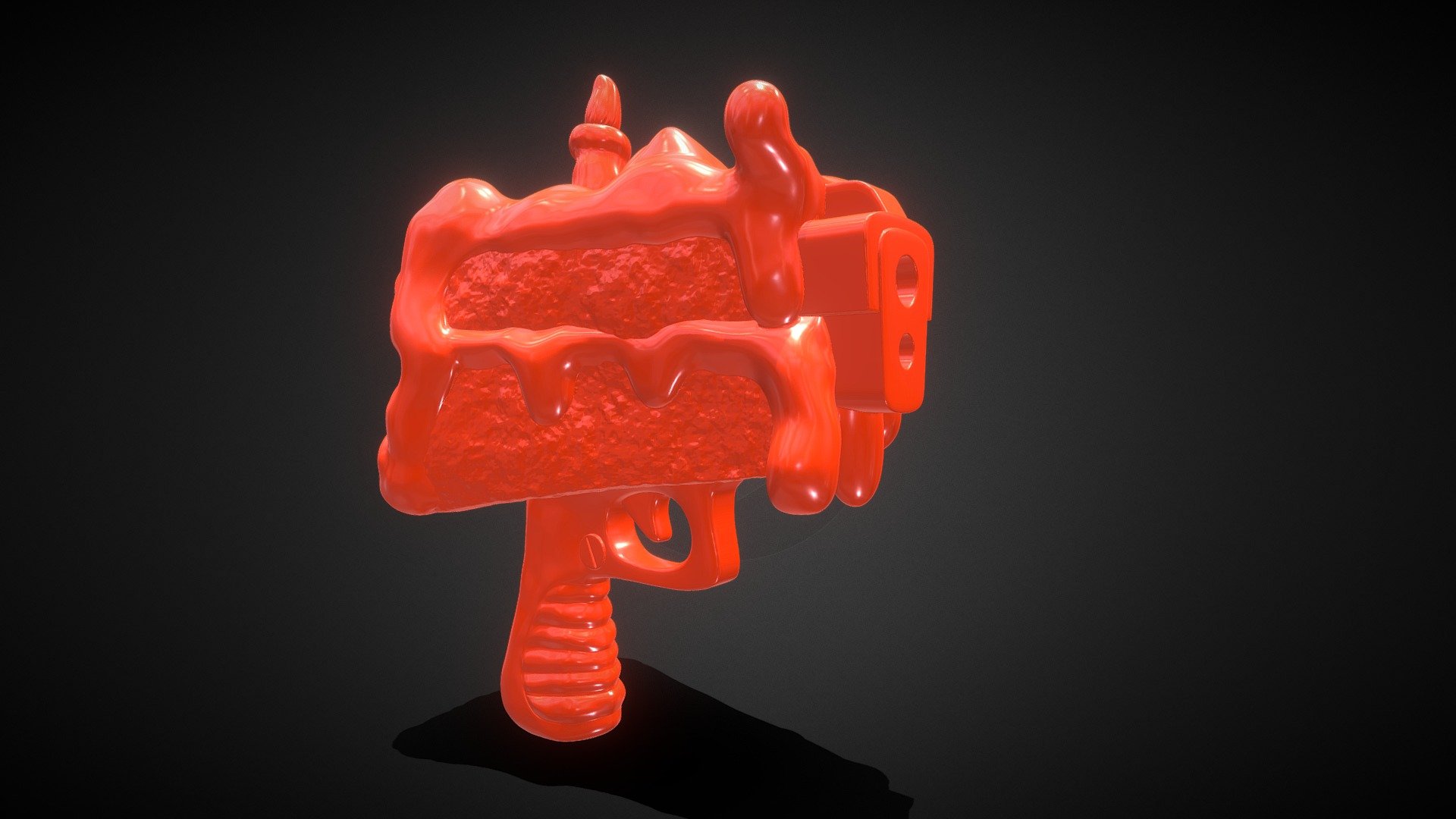 TMNT Cake Gun Scratch - Buy Royalty Free 3D model by paburoviii ...