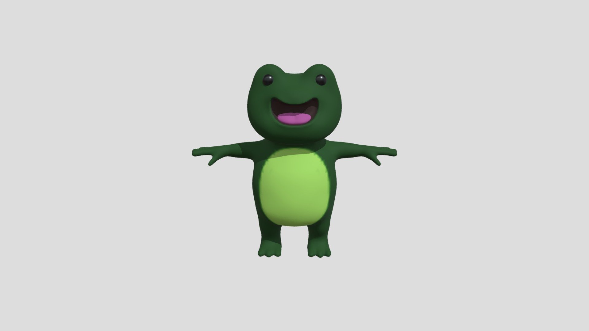 Froggy Friends 3D - 3D model by fncole [ab4bfaa] - Sketchfab