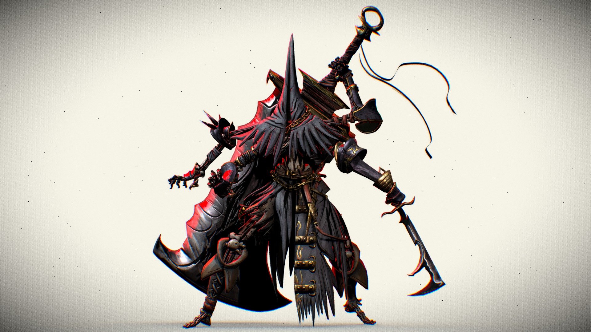 Stitched Swordsman - Stylized Character - 3D model by astridshulzhuk ...
