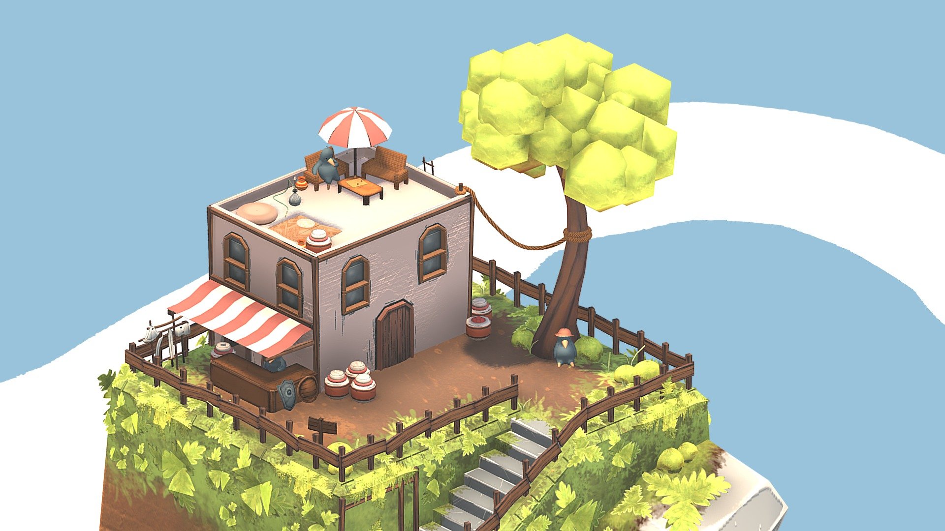 Skystore - 3D model by steryo [ab4e3ac] - Sketchfab