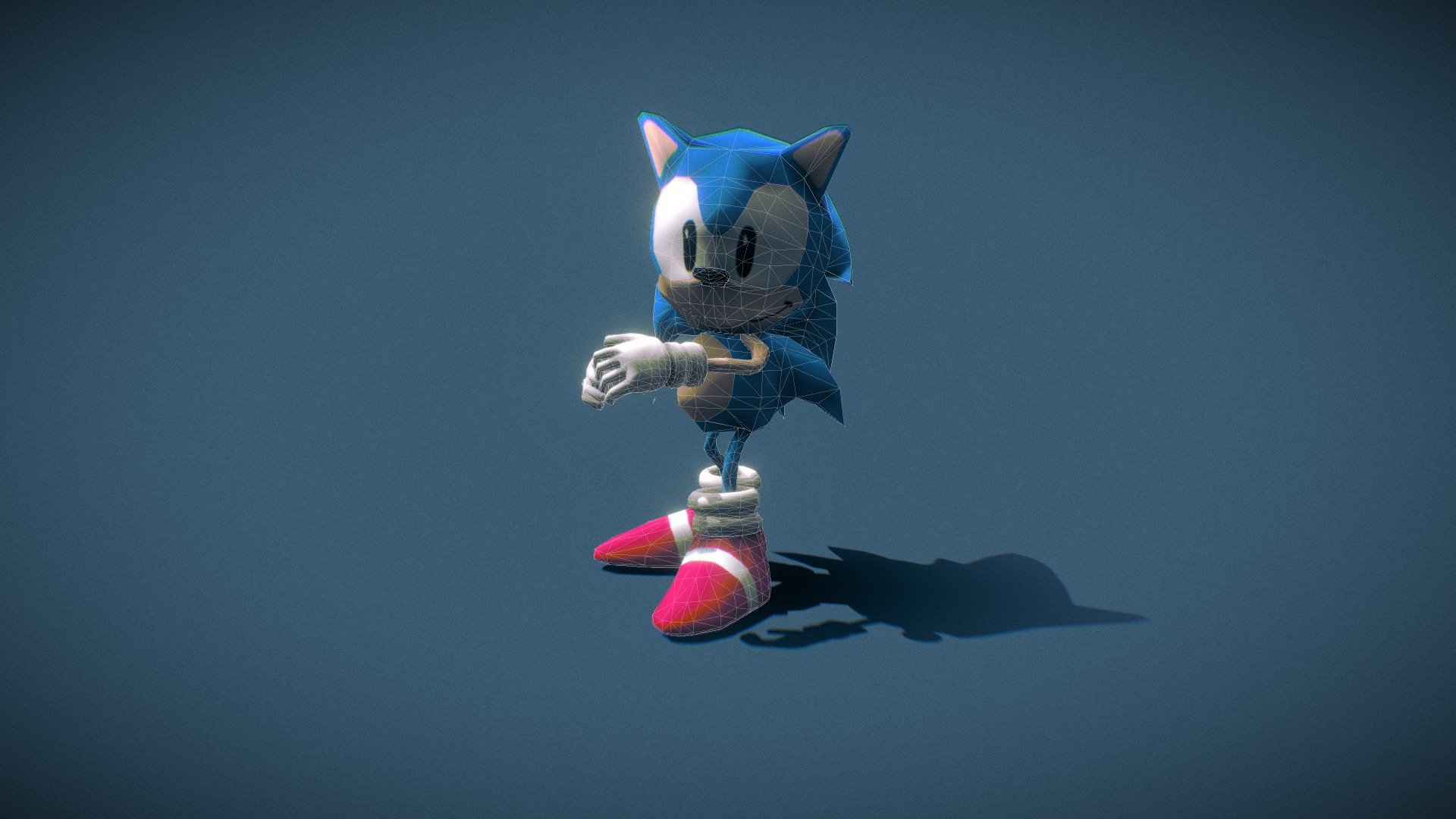 Attack Sonic - 3D model by ALDAYS (@alastdays) [ab4e4e2] - Sketchfab