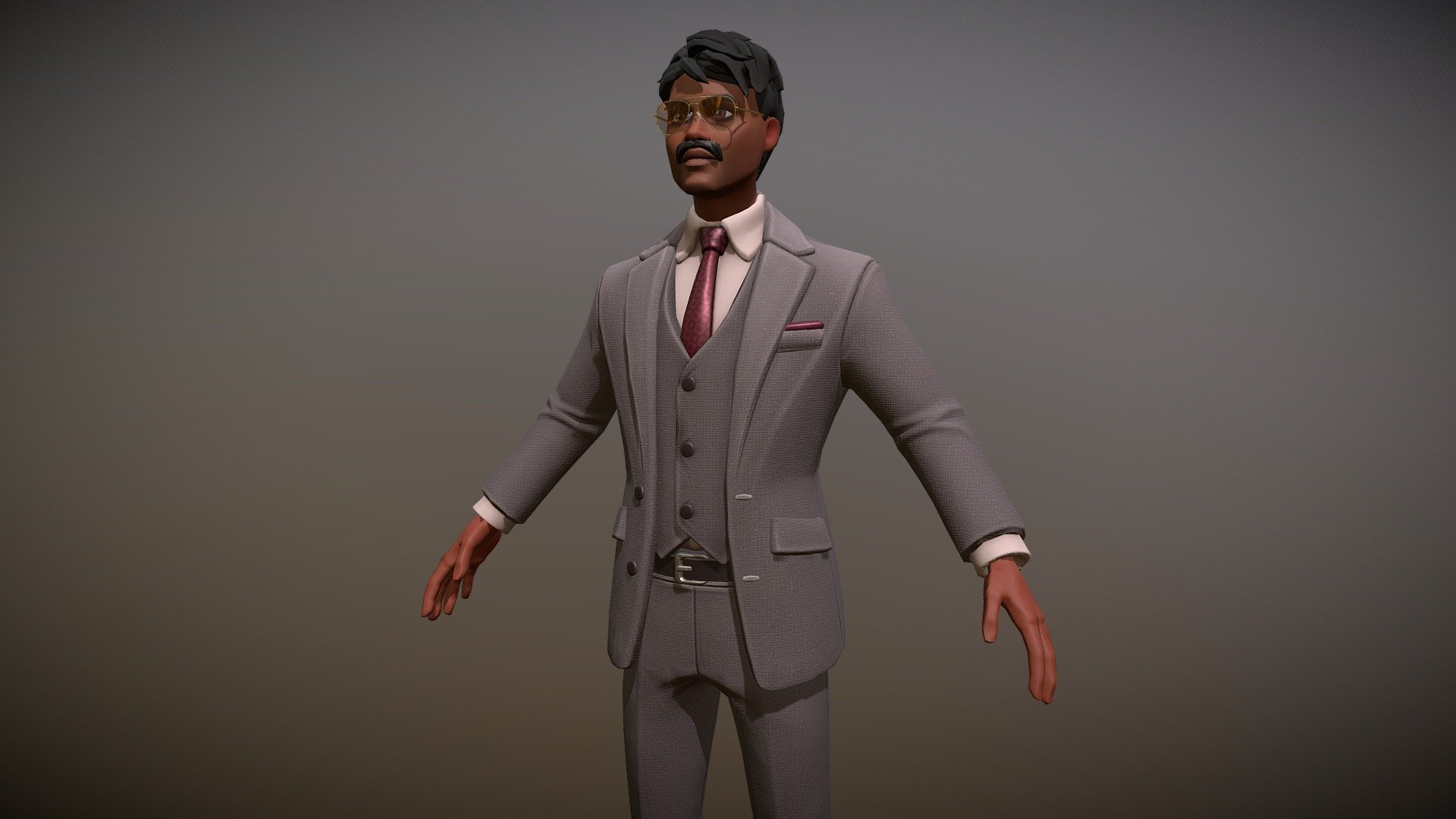 African Dandy - Rigged - Download Free 3D model by tonyflanagan ...