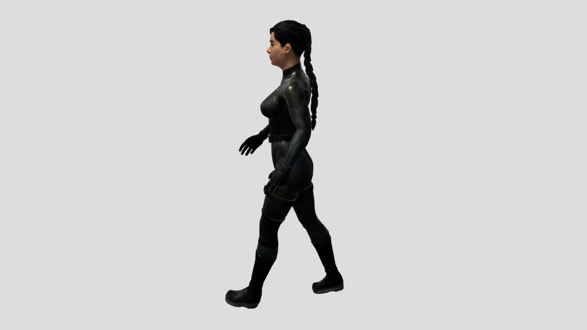 Female Player Part 3 Fully Animated Game Ready - 3D model by ...