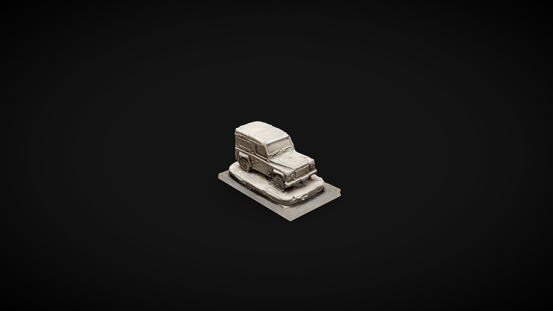 Land Rover Defender, handcrafted micro model - Buy Royalty Free 3D ...