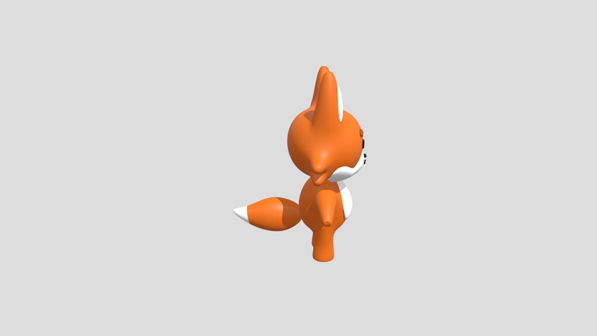 Rigged Cute Fox character - Download Free 3D model by Robetti [ab556b0 ...