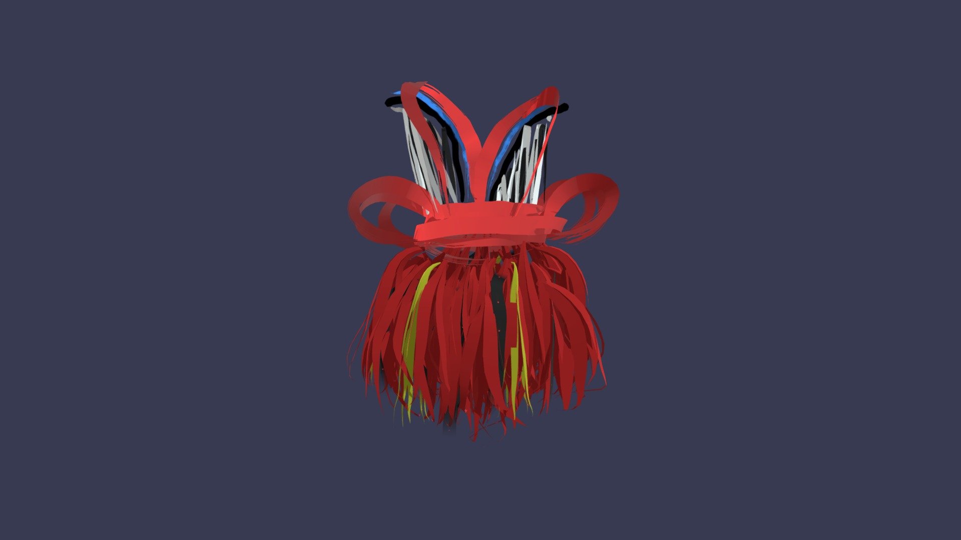 Red Feather Dress - Download Free 3D model by ilike2game [ab562aa ...