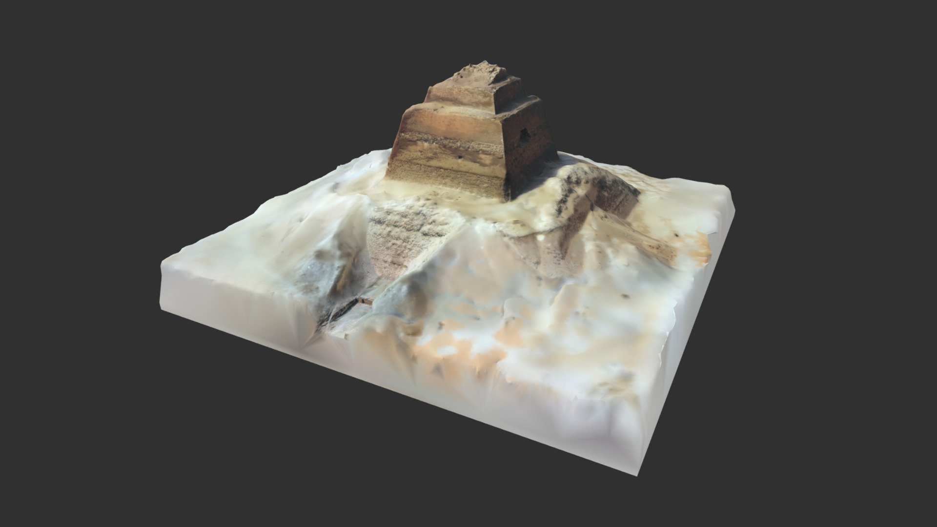 Meidum Pyramid - Archaeological Site - Egypt - 3D model by ...