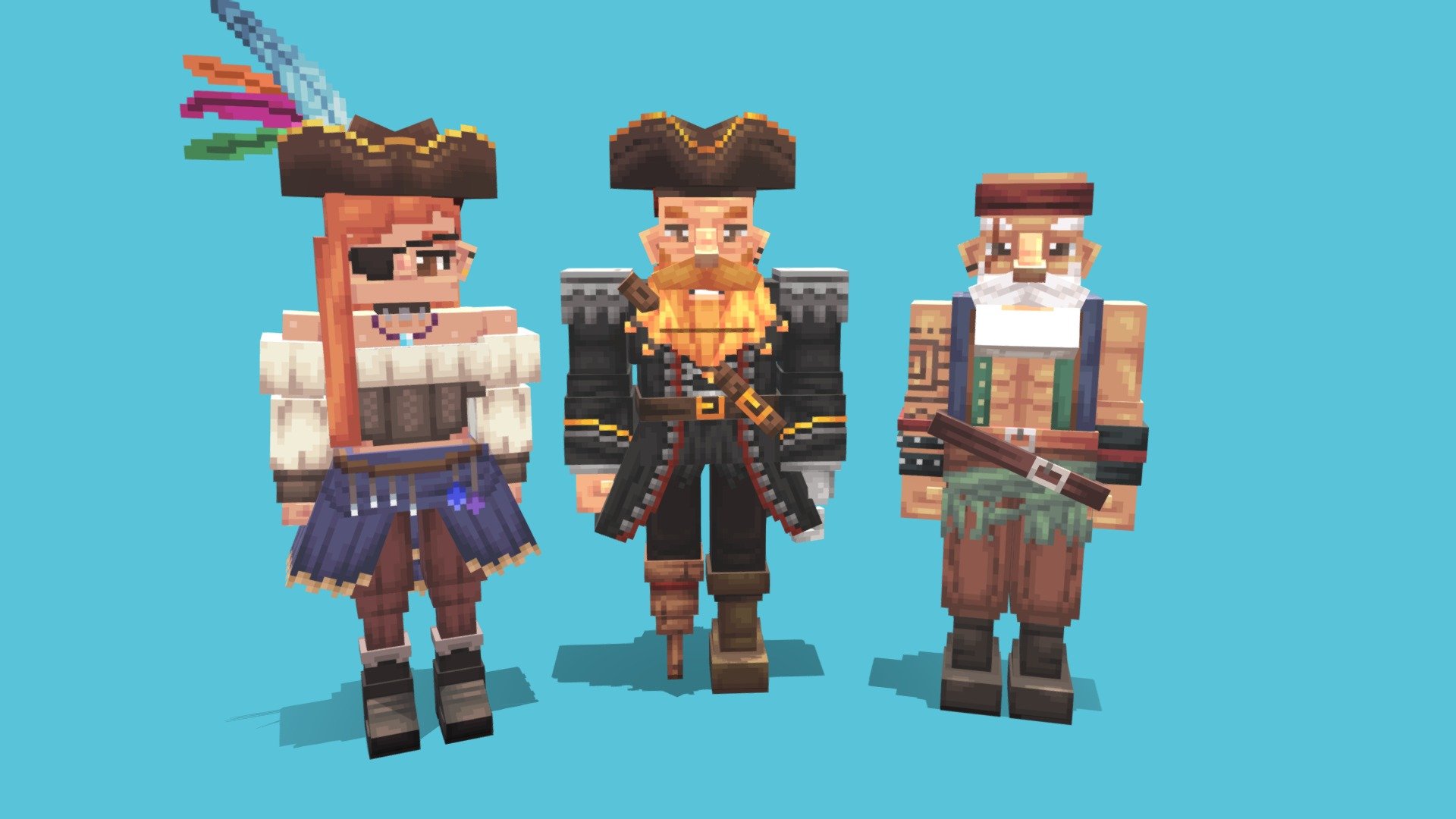 Pirates - 3D model by StLee [ab5aad6] - Sketchfab