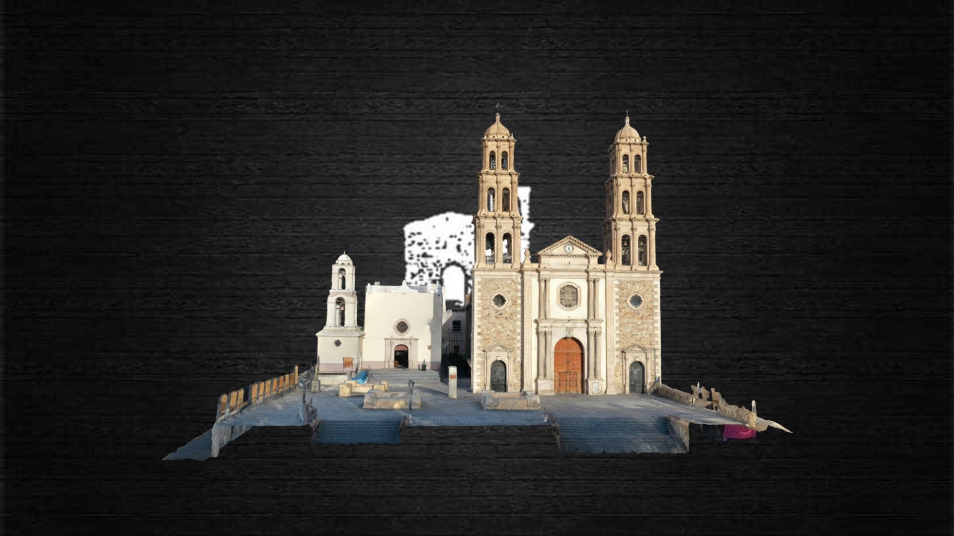 Misión De Guadalupe y Catedral de Cd. Juárez - Download Free 3D model ...