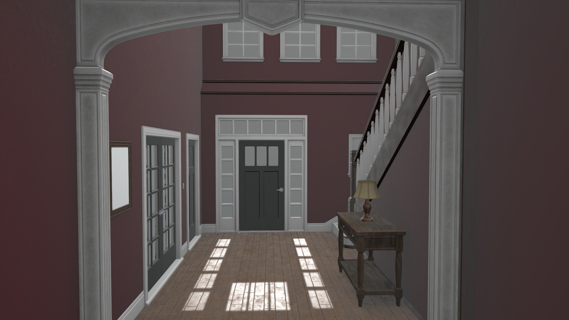 High-Poly Foyer - Download Free 3D model by BrimanFunkman [ab5b259 ...