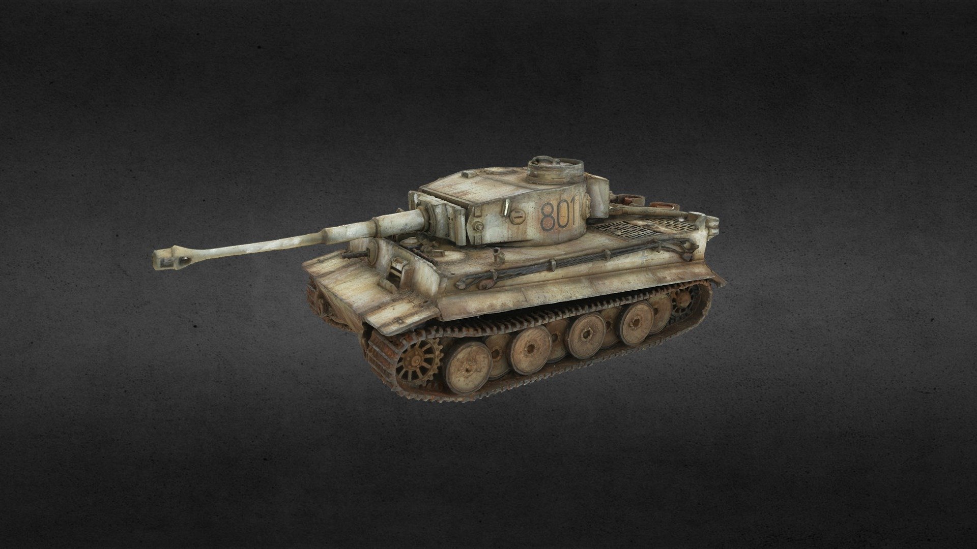 Tank_Tiger - 3D model by Dmitry Sergeenko (@sergeenkodmitry) [ab5cade ...