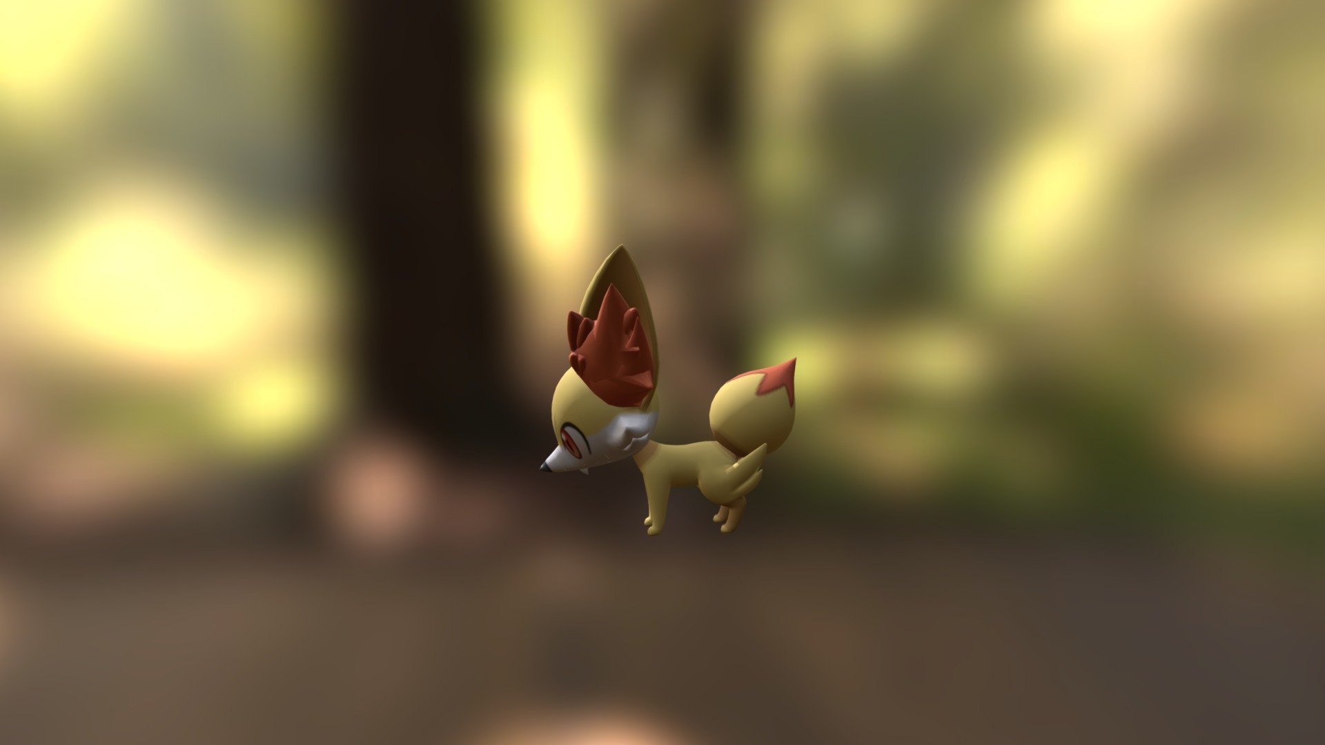 3DS - Pokemon X Y - 653 Fennekin - 3D model by roseish [ab5f19d ...