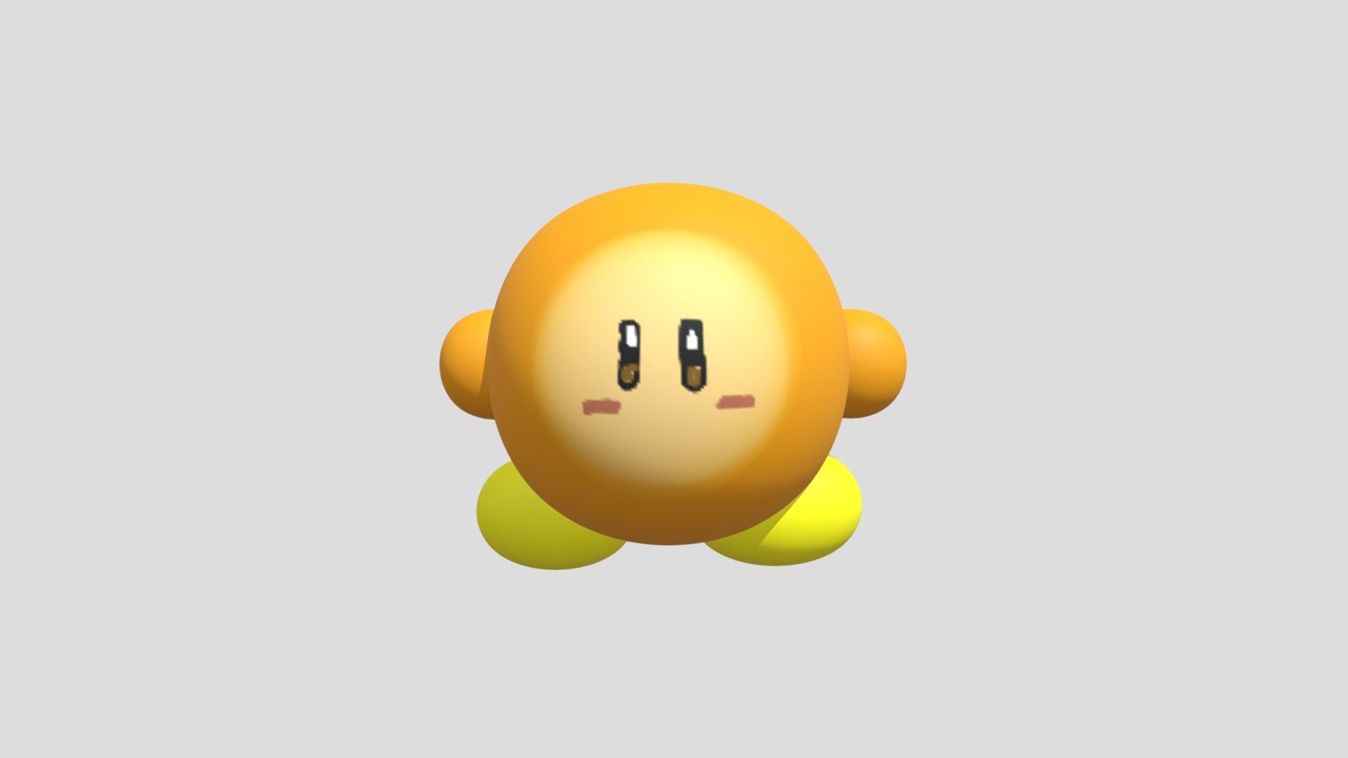 Waddle Dee - Download Free 3D model by Isaac the creator (@ijim6198 ...