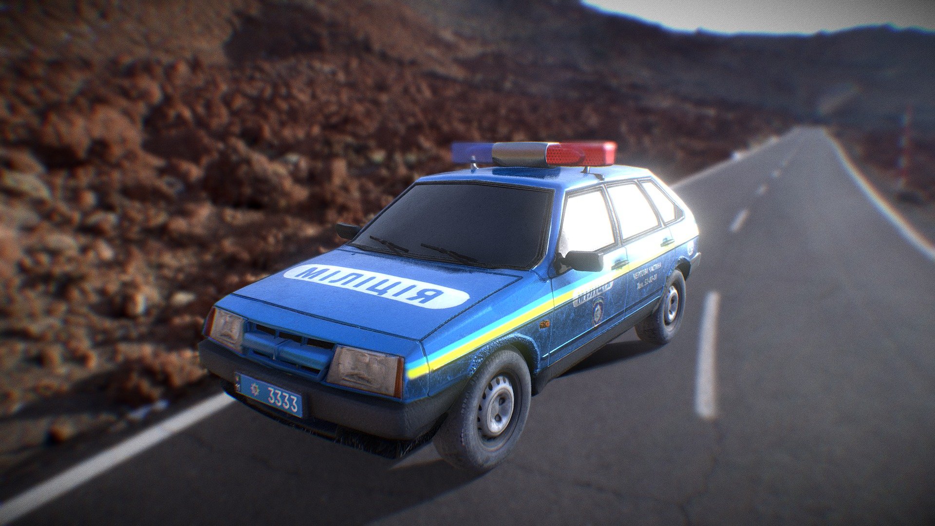LADA 2109 UA Milicia - Download Free 3D model by D3D (@hell3879 ...