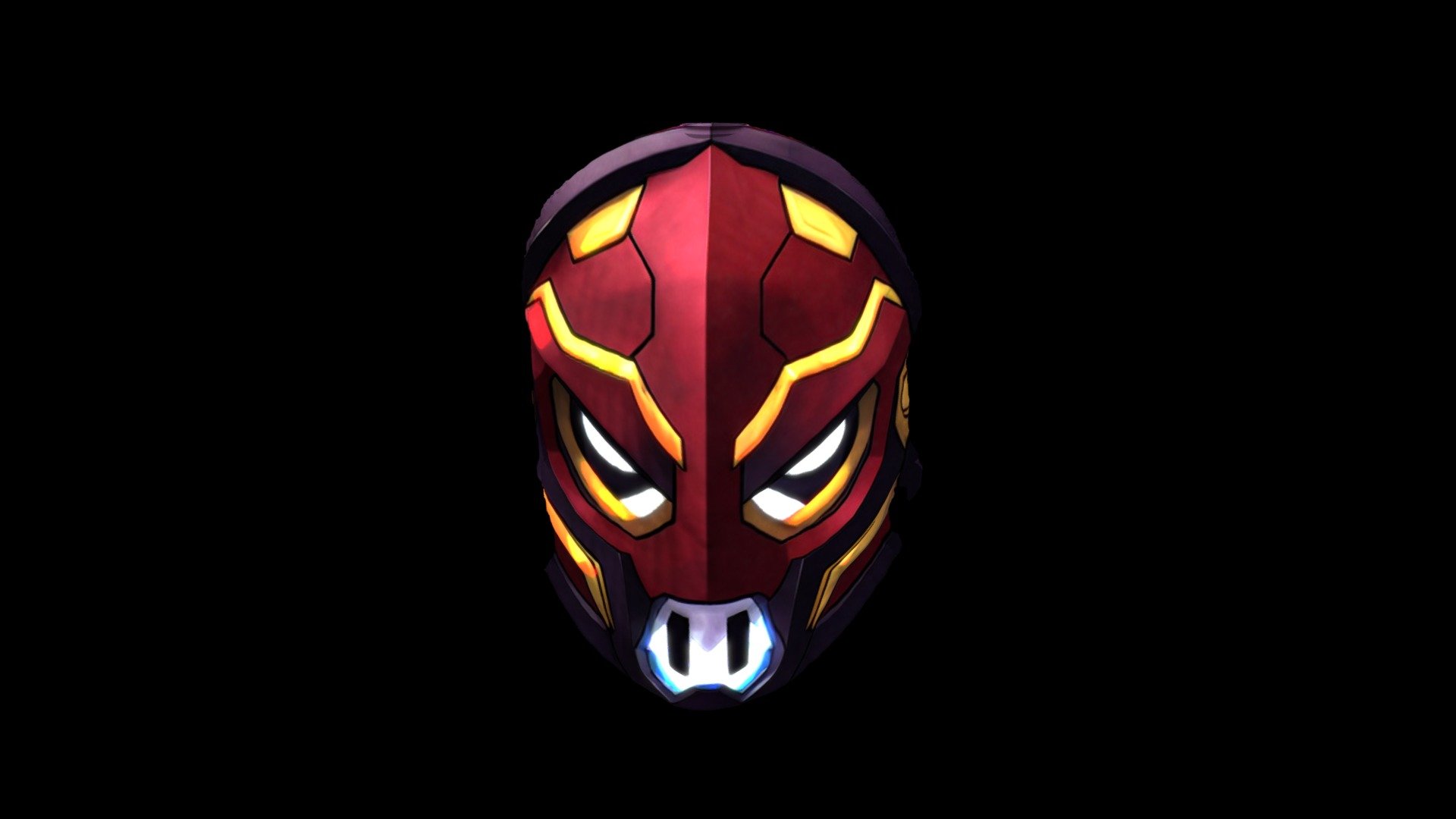Helmet Mask Robot Cartoon 192 - Download Free 3D model by klrxyz ...
