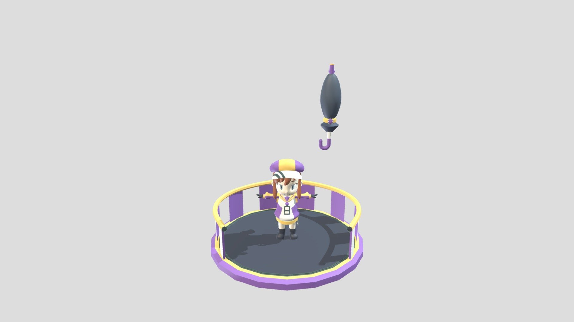 A hat in time fan model - 3D model by Vakor [ab63a28] - Sketchfab