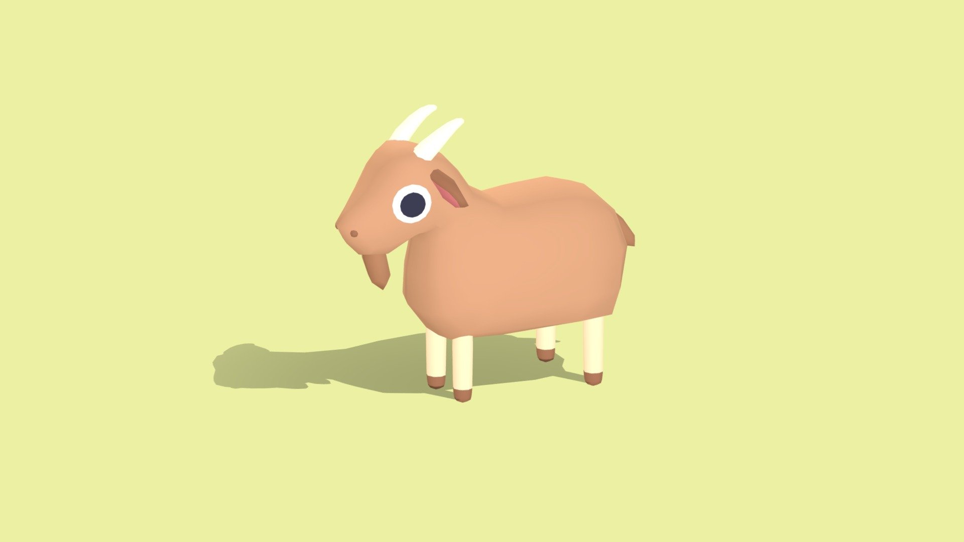 Goat - Quirky Series - Buy Royalty Free 3D model by Omabuarts Studio ...