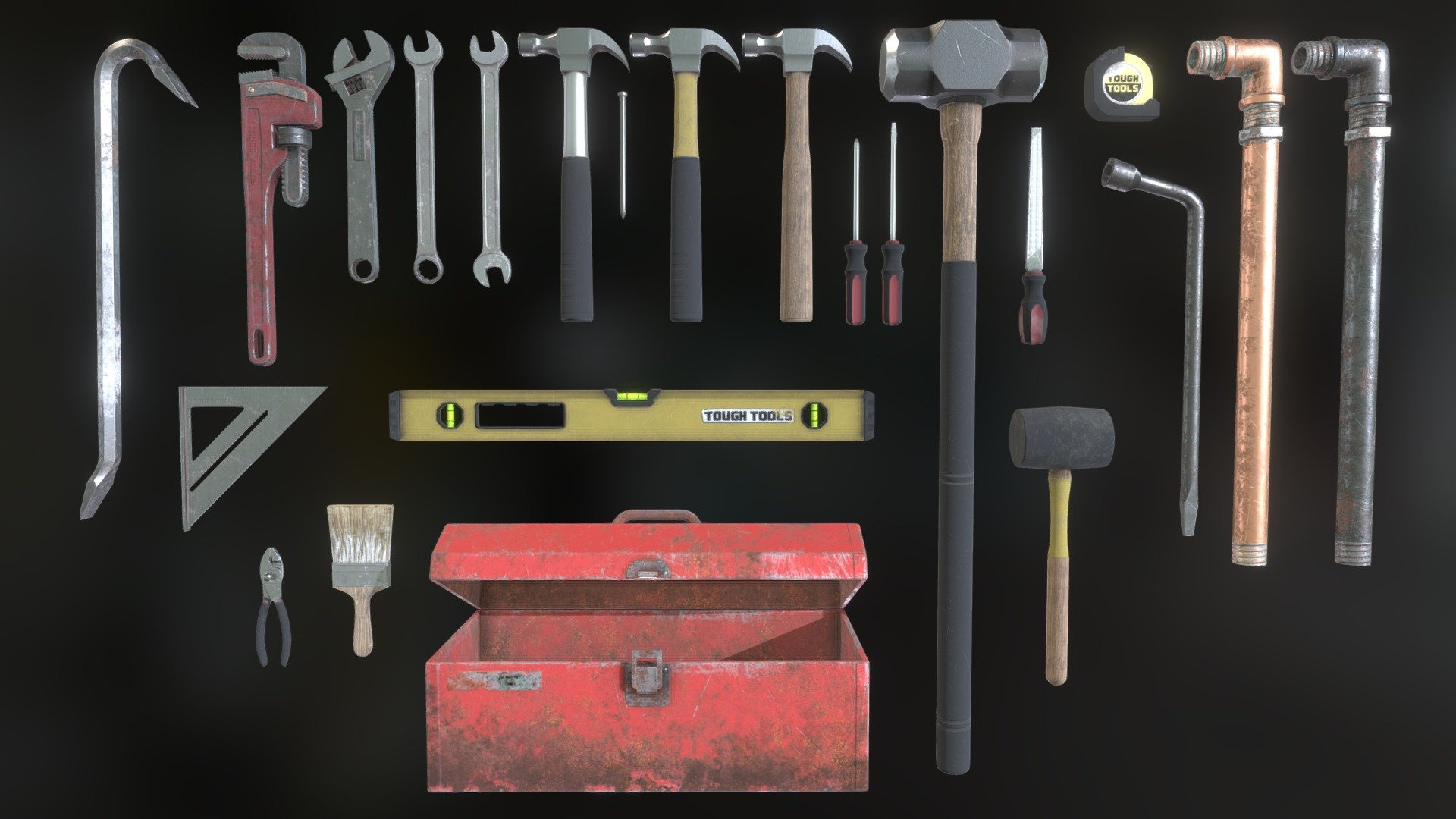 Toolset Sketchfab - 3D model by Trikery [ab67648] - Sketchfab