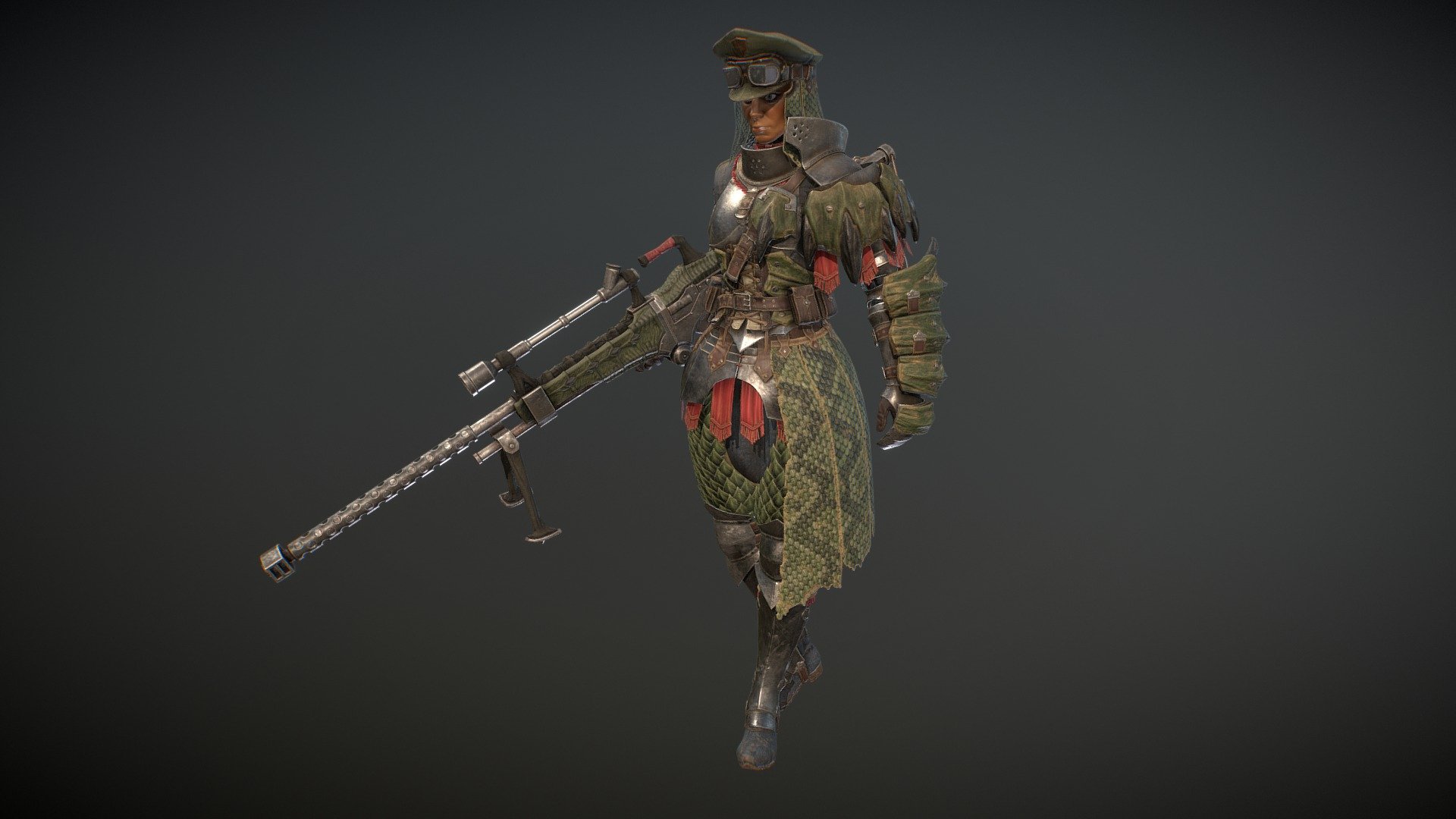 Huntress - 3D model by ptibogvader [ab67ed1] - Sketchfab