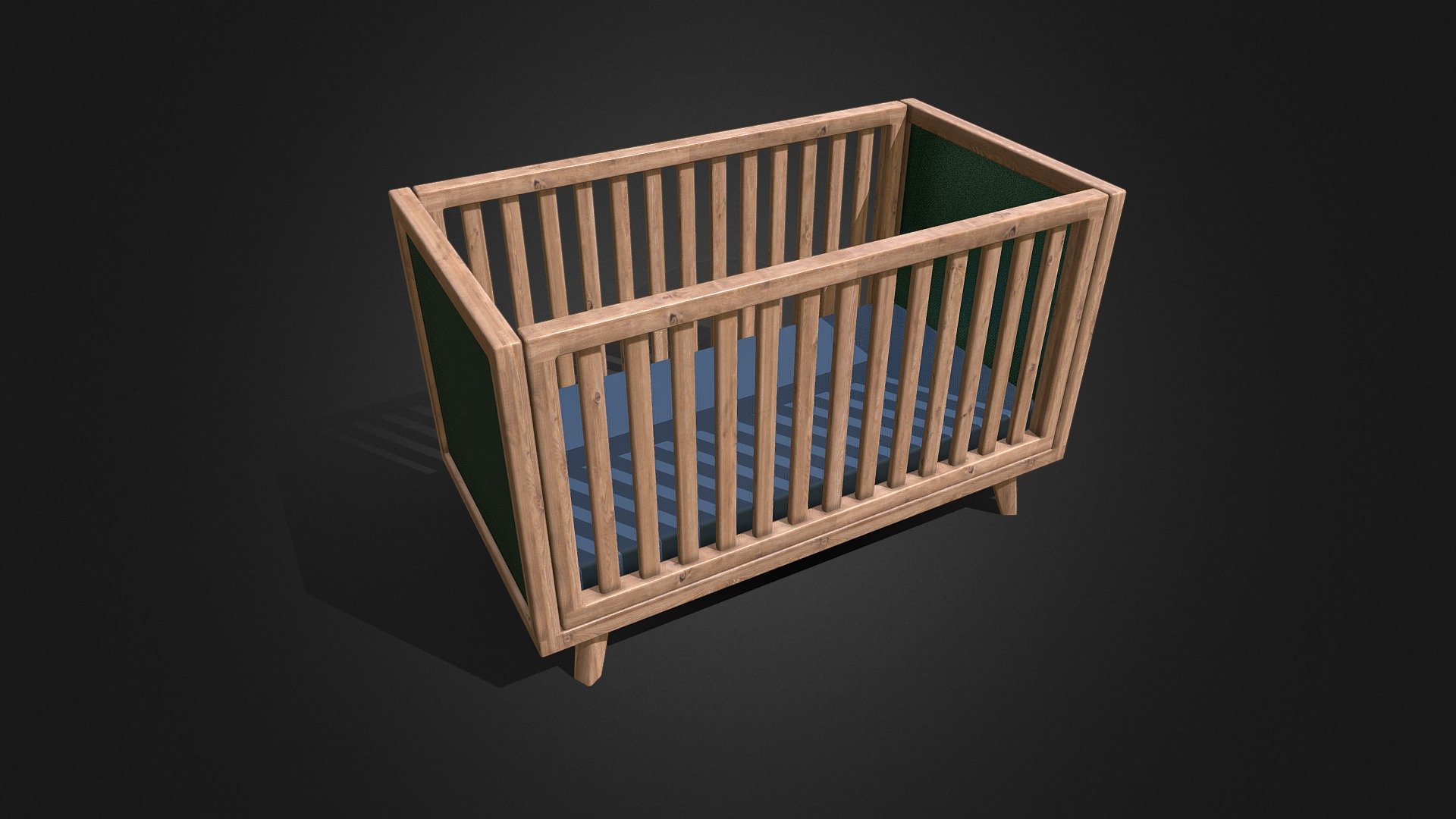 Berço Ben - 3D model by AVA. Graphics (@ava.graphics) [ab6b61e] - Sketchfab