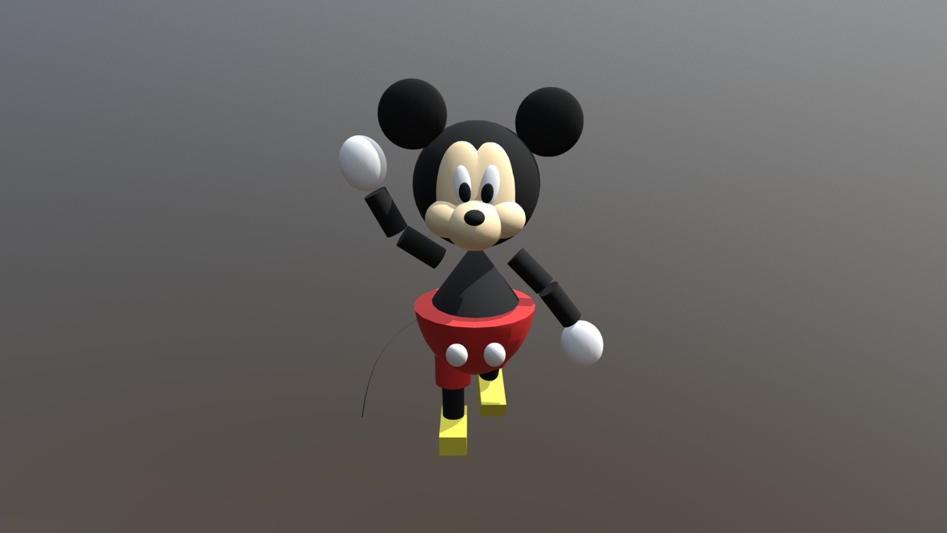 Abstract Mickey Mouse - 3D model by Maisen (@maisenn) [ab6bff4] - Sketchfab