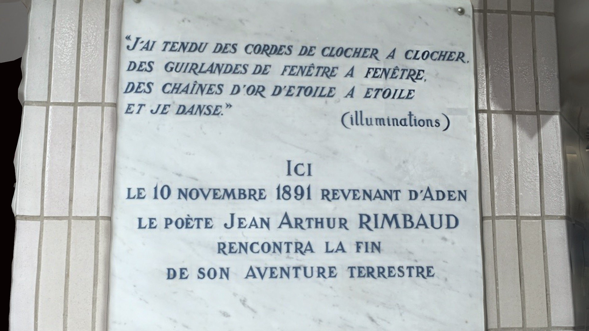 Plaque Arthur Rimbaud - 3D model by MDailly (@m.dailly) [ab6cbaf ...