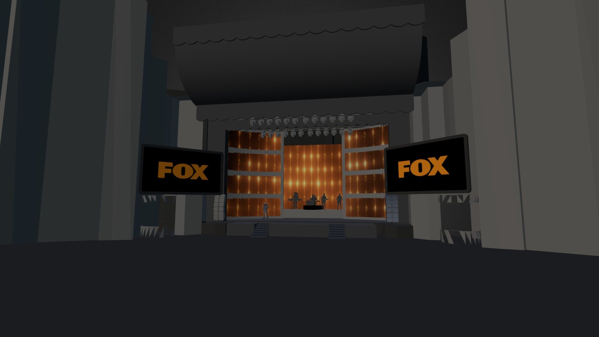 Fox Upfront Band - 3D model by luminux [ab6cbc6] - Sketchfab