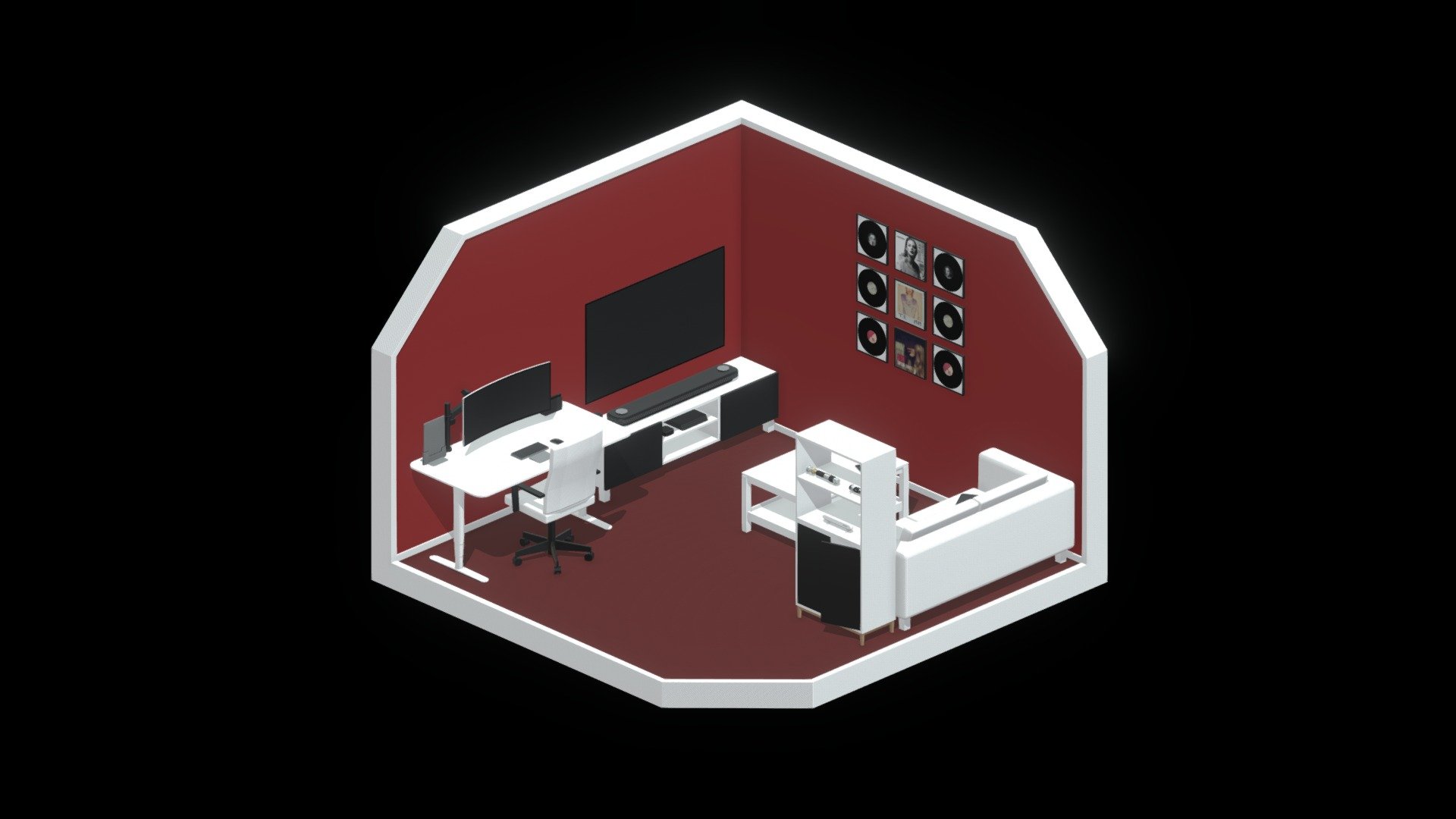 Cool Room - 3D model by DennisLofgren [ab6d866] - Sketchfab