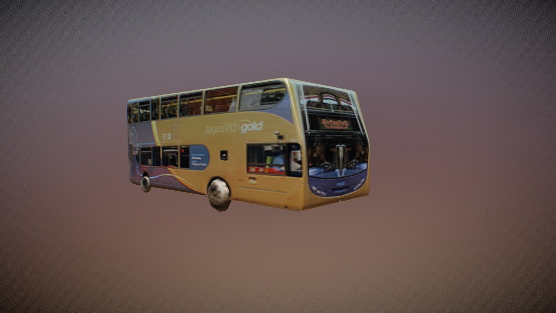 Low Poly Bus (for background) - Download Free 3D model by leedlee ...