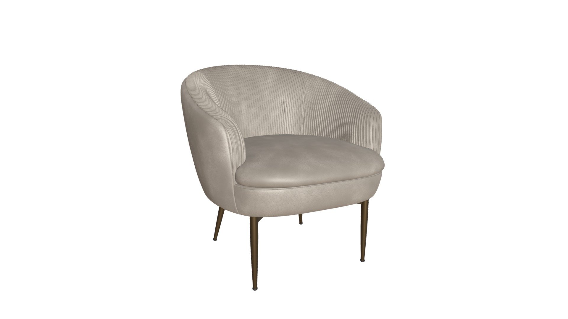 DORSET ACCENT CHAIR GRY - 109909 - Buy Royalty Free 3D model by Zuo ...