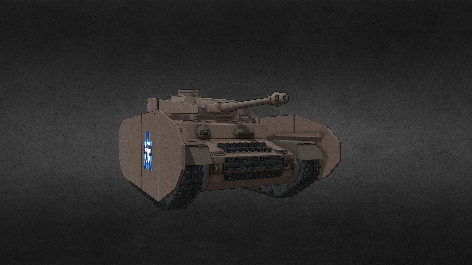 Panzerkampfwagen IV ausf H l Girls und Panzer - Download Free 3D model ...