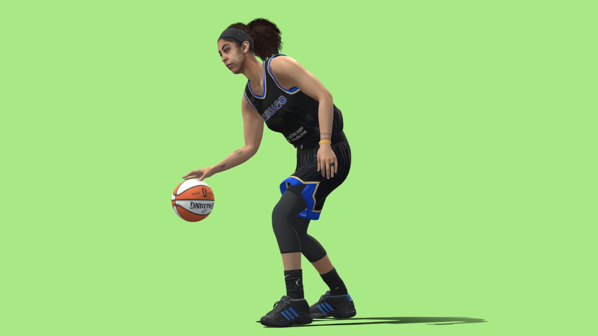 3D Rigged Candace Parker WNBA - 3D model by NBA basketball player ...