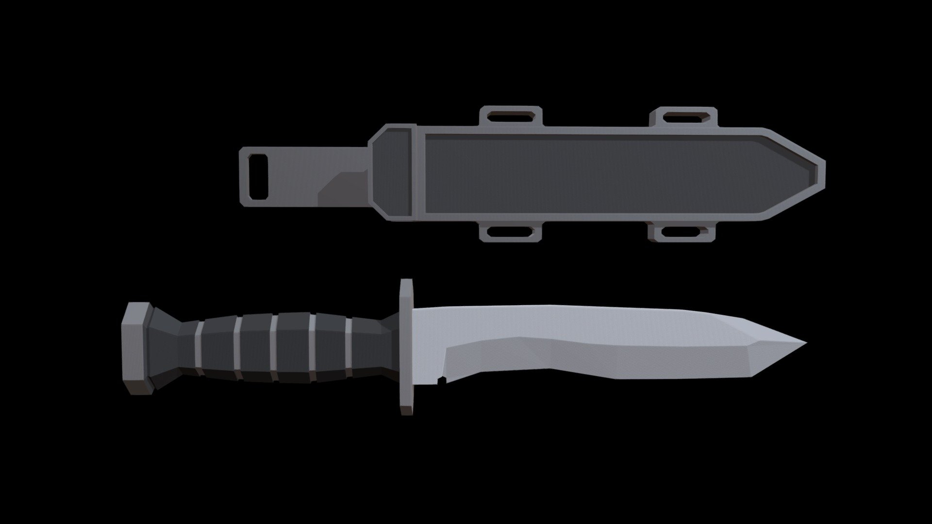 Combat knife - Download Free 3D model by marq (@marqtherefore) [ab6fada ...