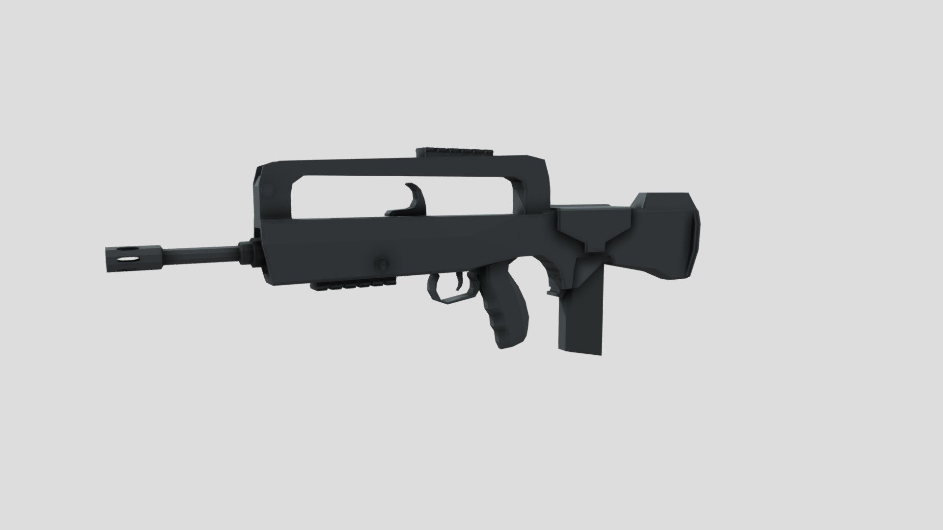 Low Poly Famas - Download Free 3D model by InnocentBaraka [ab7073d ...