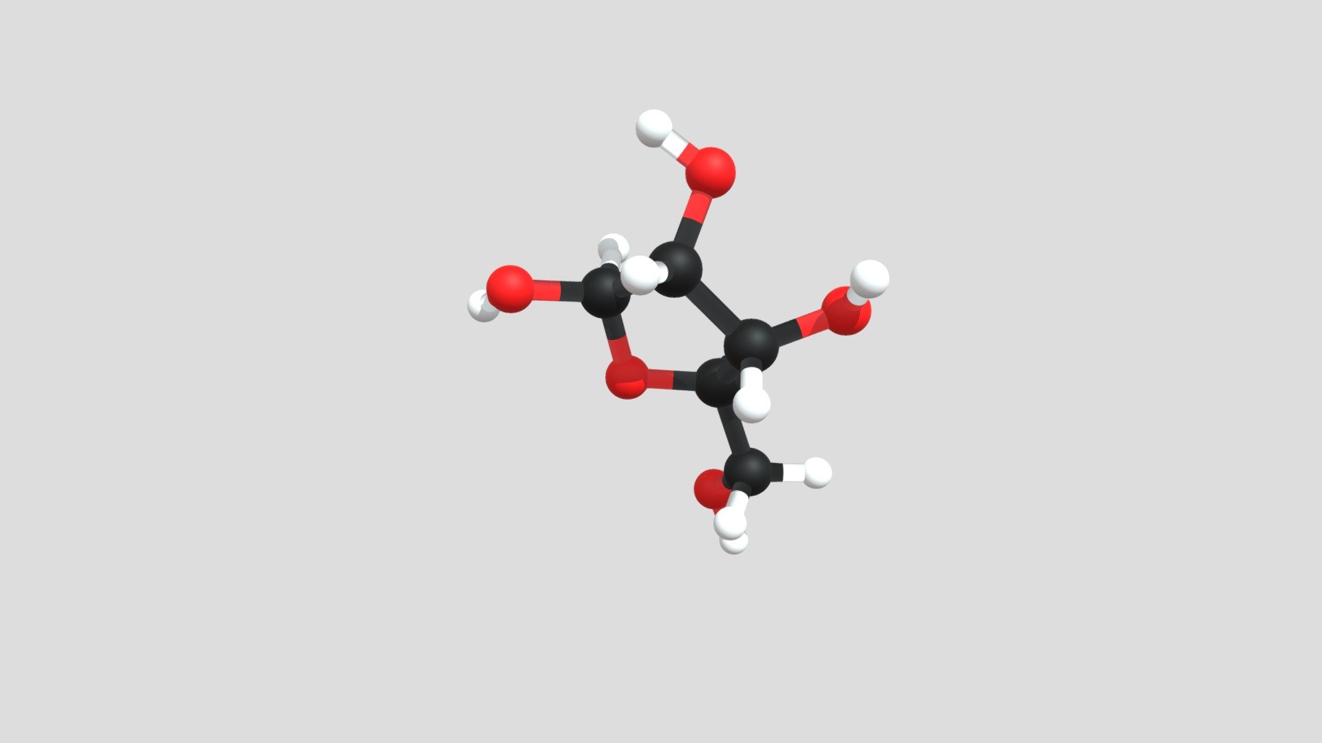 D-ribosa - 3D model by Eduteiment (@camiloislas) [ab70efe] - Sketchfab