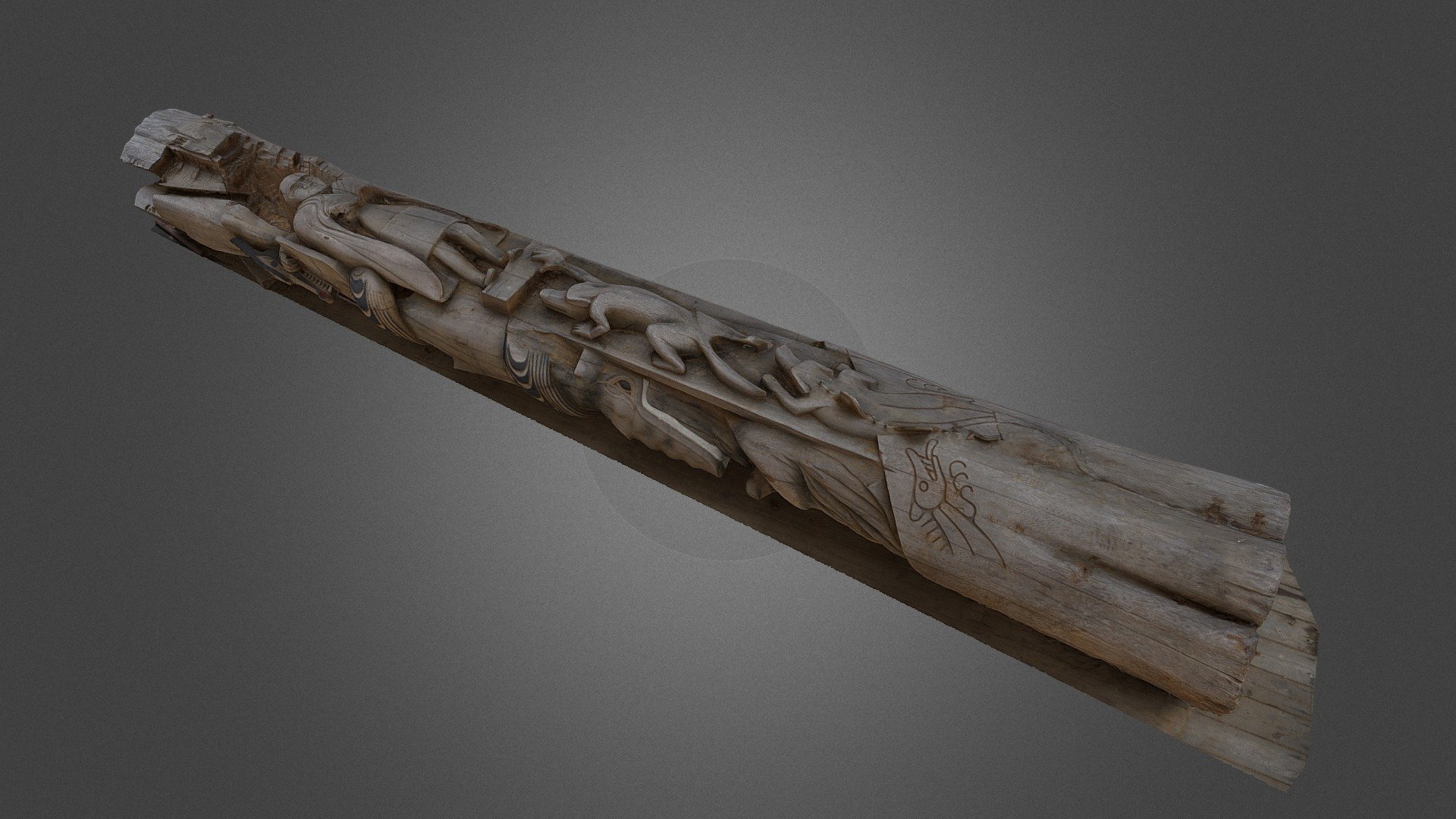 UVic First Peoples House Totem - 3D model by A. G. Sinner / Ilduro ...