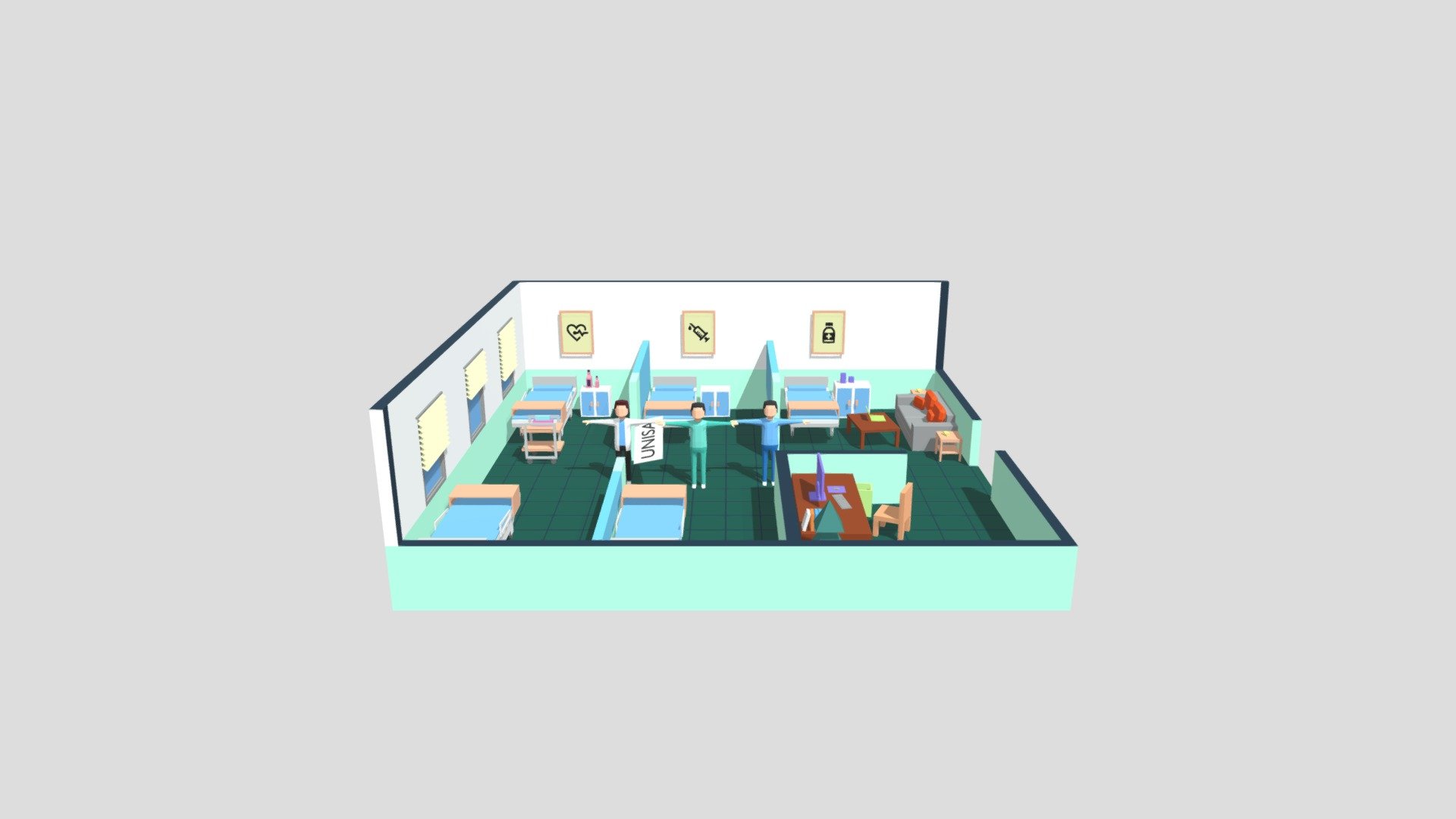 unisa upload - 3D model by Miguel Zúñiga (@miguel1mx) [ab73385] - Sketchfab
