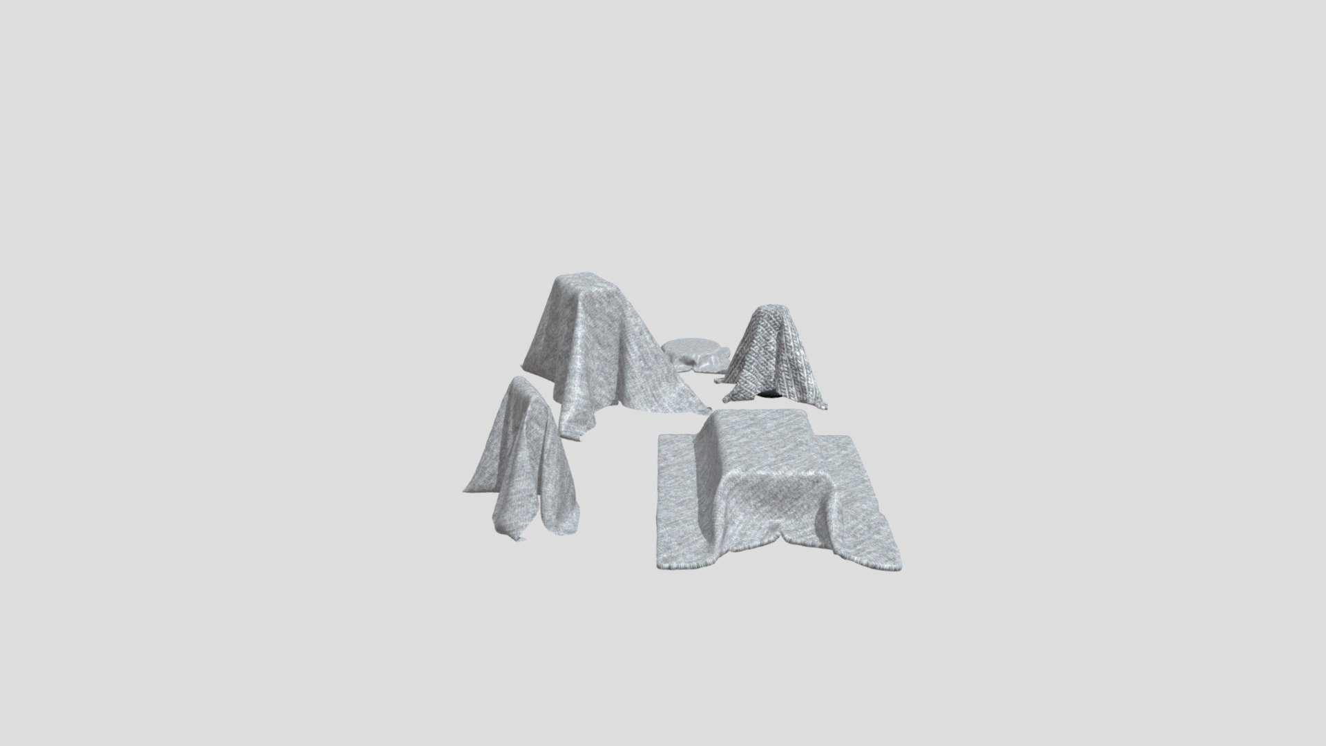 Home Decor Set: Cloth Covered - Download Free 3D model by RyanPorteous ...