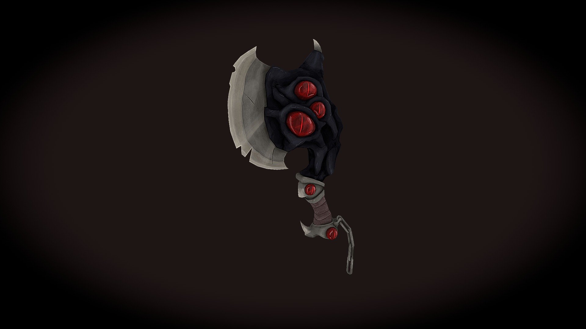 [Student Work] Demonic Weapon - 3D model by JagaGreen [ab75dc6] - Sketchfab