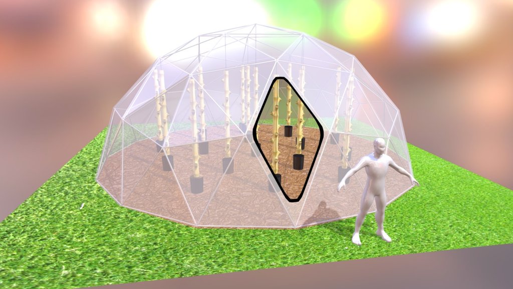 Grow Dome - 3D model by Brian Korsedal (@BrianKorsedal) [ab78349 ...