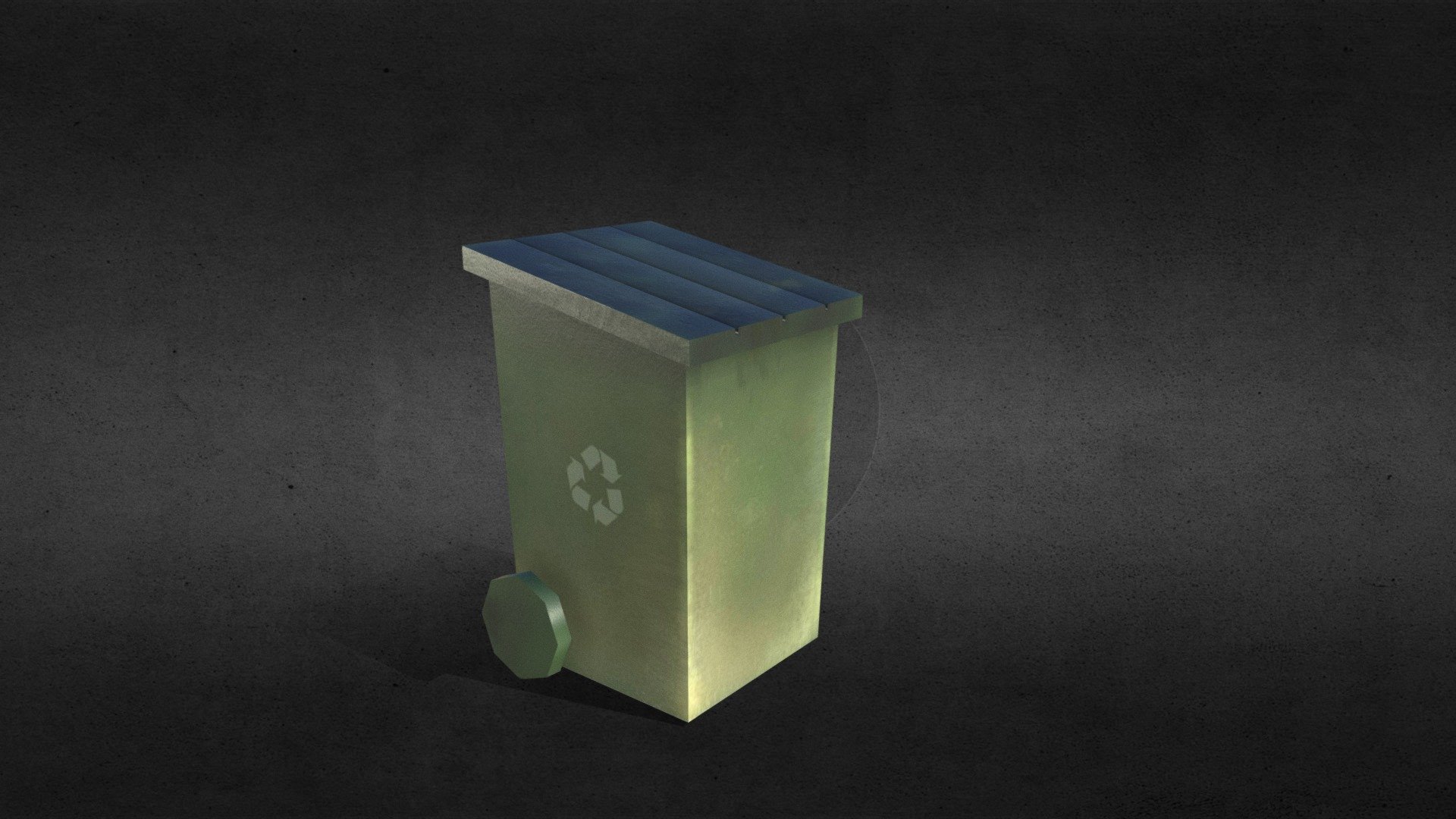 Low Poly Dustbin - 3D model by SaraICG [ab7b134] - Sketchfab