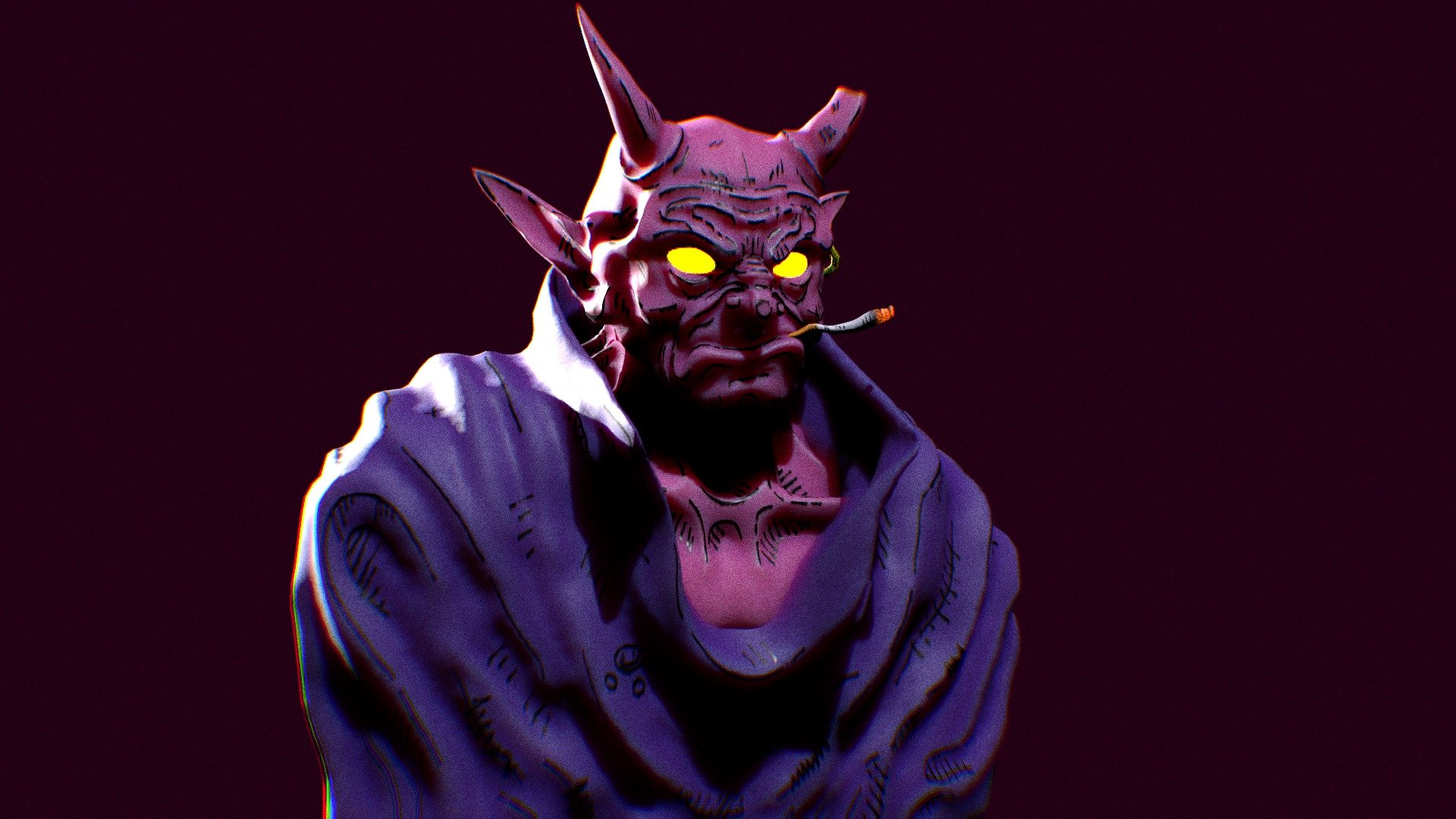 Goblin Smoking - 3D model by EELtooth (@Wobin666) [ab7b6c6] - Sketchfab