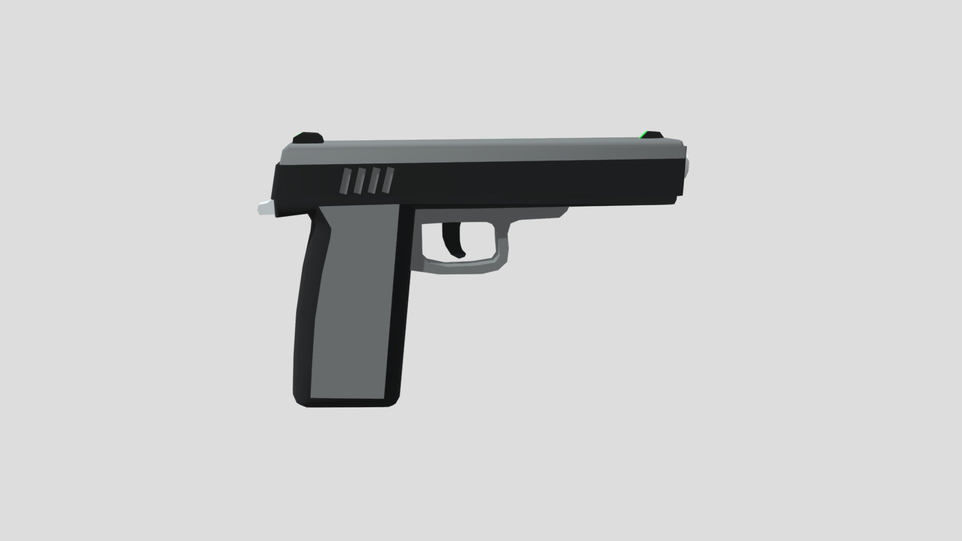 LowPoly Kolt Gun - 3D model by okaro.ir [ab7ba39] - Sketchfab