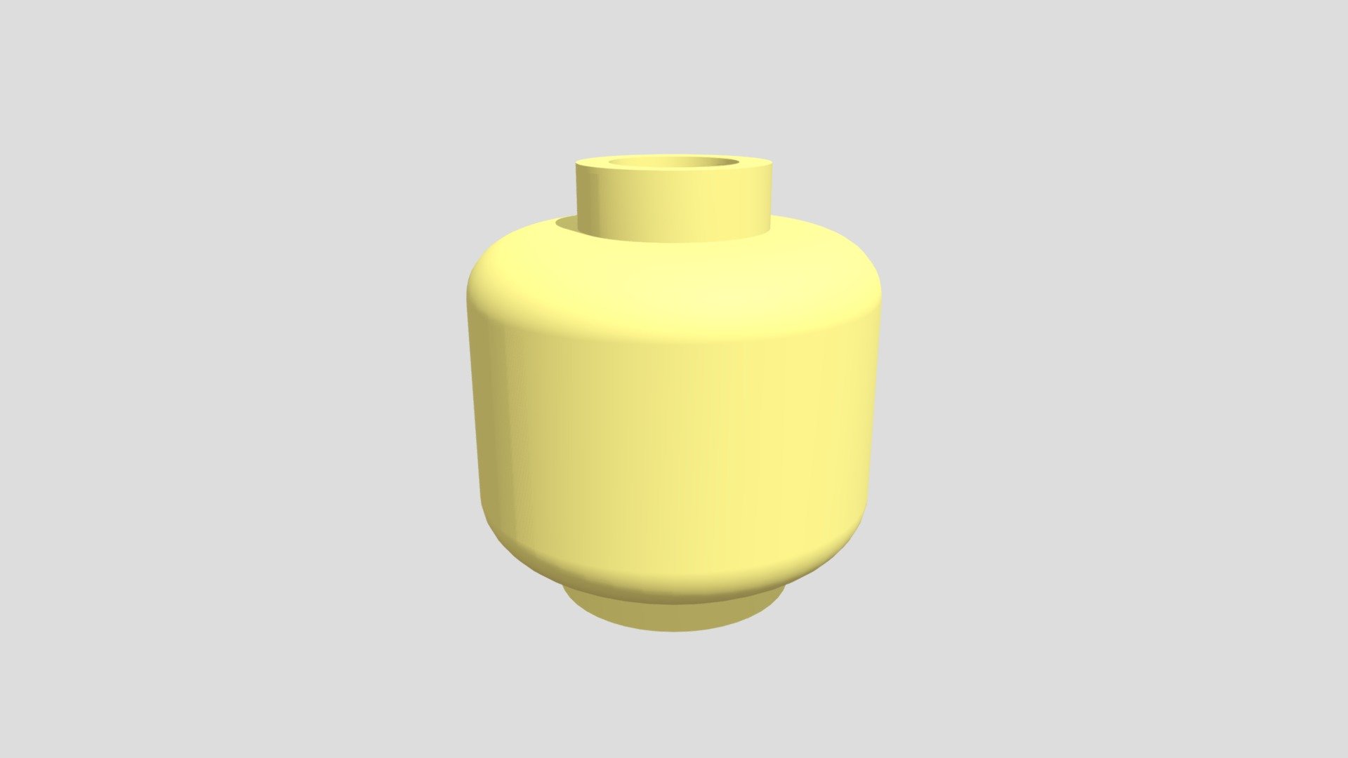 Lego Blank Head - 3D model by frogbat [ab7eeba] - Sketchfab