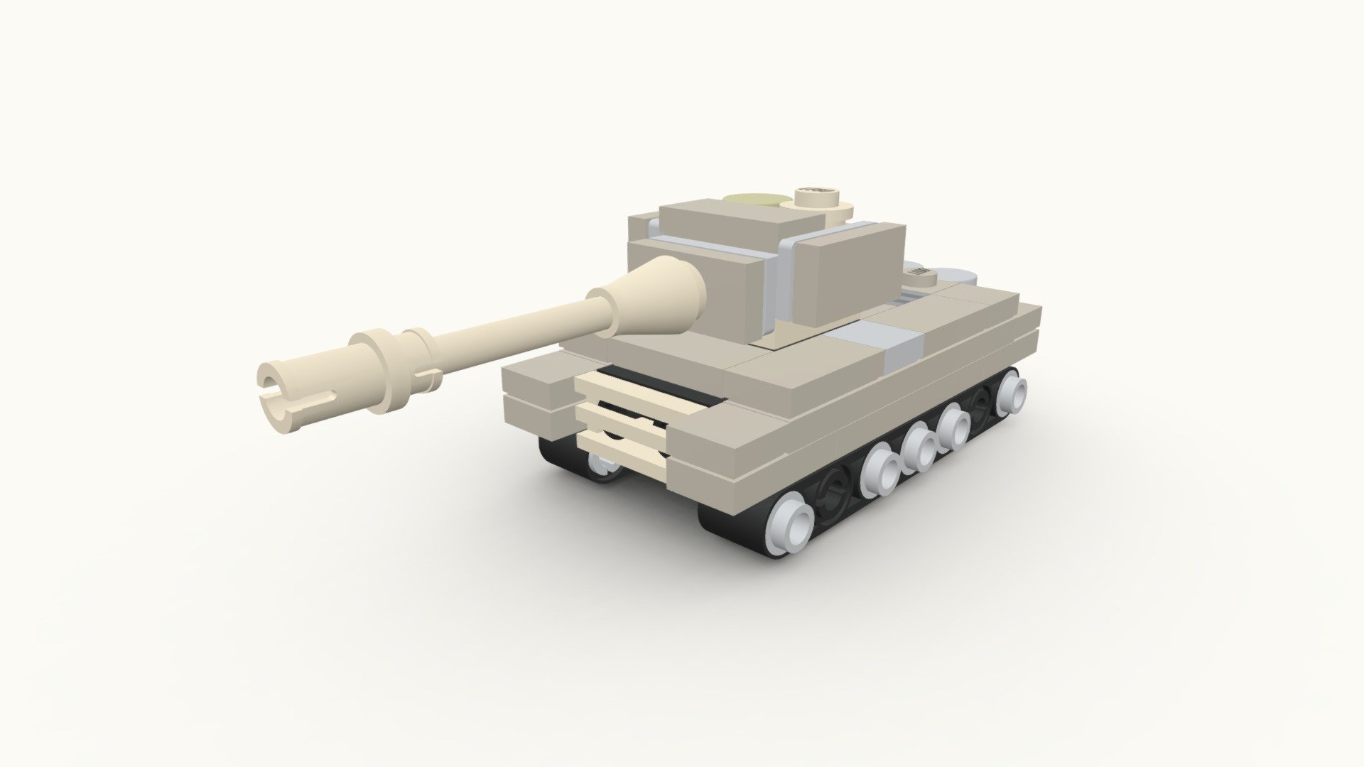 LEGO Tiger I Tank MOC [#0007] - Download Free 3D model by The Bobby ...