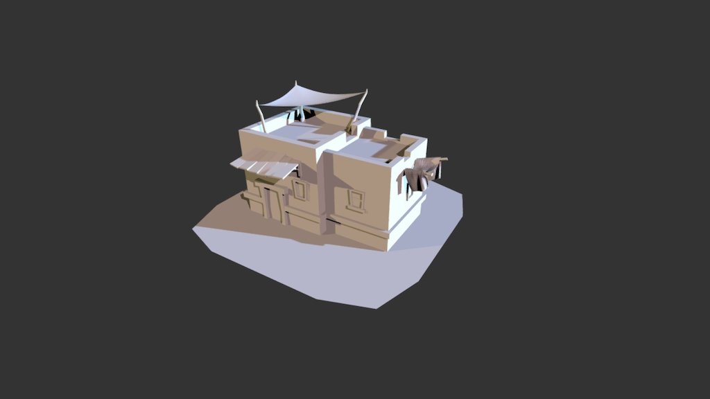 Desert House - 3D model by _LowPoly_ [ab7fb33] - Sketchfab